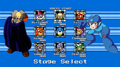 Mega Man 6 Stage Select By Npcretro On Deviantart