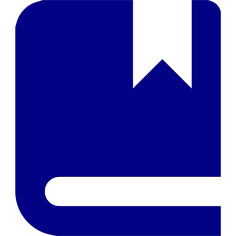 Navy Blue Book 2 Icon Free Navy Blue Book Icons