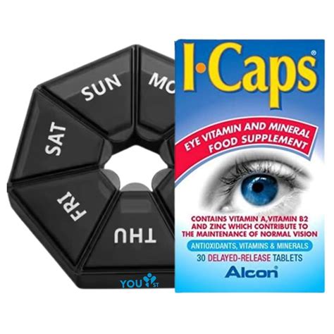 You1st Icaps Eye Vitamin Multivitamin Lutein And Zeaxanthin 30 Tablets