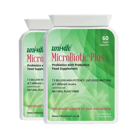 Microbiotic Plus 2 X 60 Microbiotic Plus Probiotics
