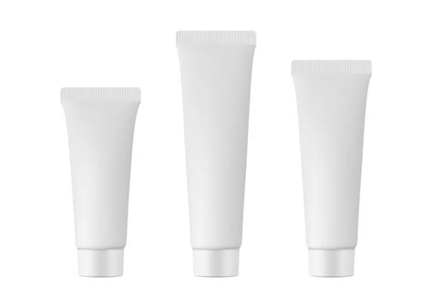 Premium Vector Tubes Of Cream Or Toothpaste Vector Mock Up