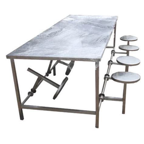 8 Seater Rectangular Polished Finish Modern Stainless Steel Dining Table At 35000 00 Inr In