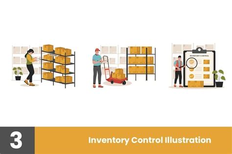 Inventory Management Vector Illustration
