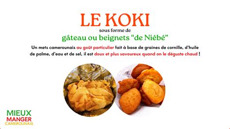 Le Koki Met Typique Camerounais Plus Savoureux Quand Il Est Chaud