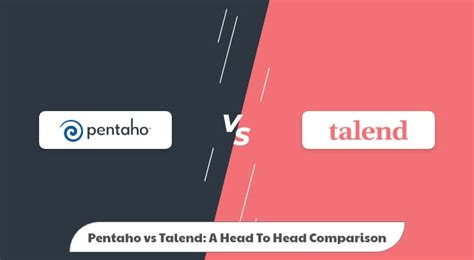 Pentaho Vs Talend A Head To Head Comparison Spec India