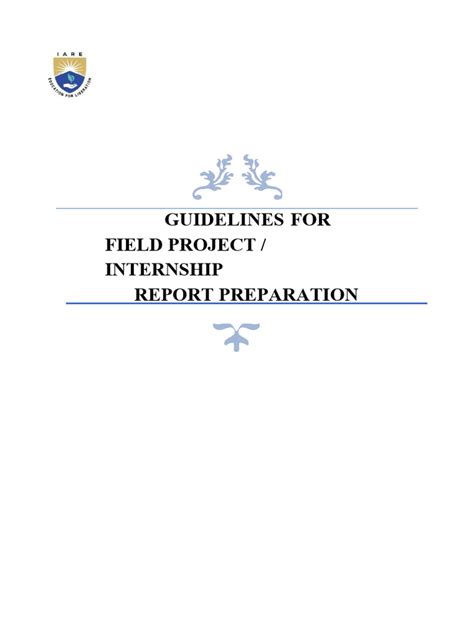 Field Project Pdf
