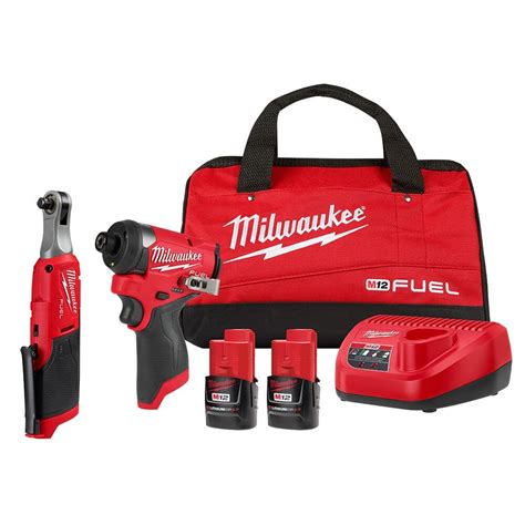 Milwaukee 3453 22hsr M12 Fuel 14 Hex Impact Driver Kit W 38 High