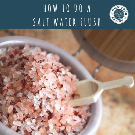 Cleanse Your Colon With A Salt Water Flush Own Your Eating With Jason