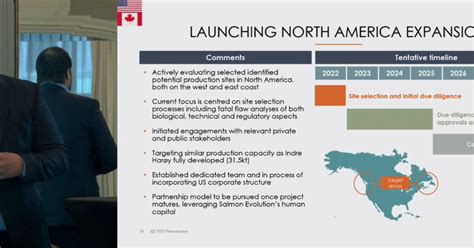 Salmon Evolution Secures Site Options In America