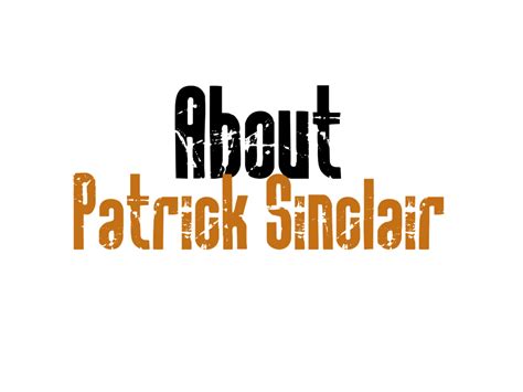 About Patrick Sinclair Sinclairs Africa