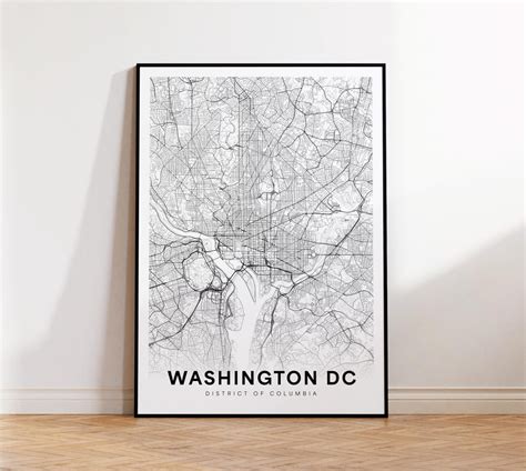 Washington Dc City Map Washington Dc Street Map Washington Dc Usa