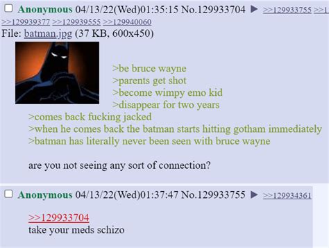 Anon Is Crazy Rgreentext