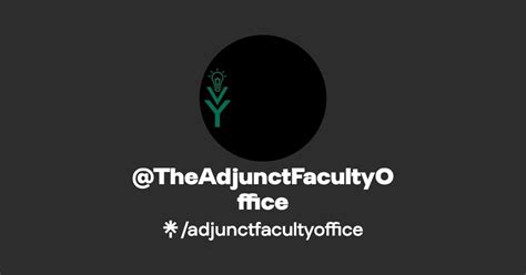 Theadjunctfacultyoffice Linktree