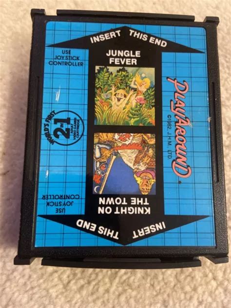 Knight On The Townjungle Fever Atari 2600 1982 Cartuccia Playaround