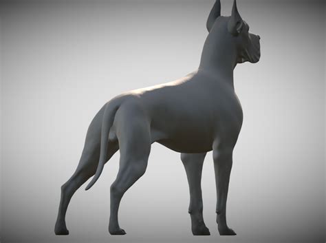 🐕 Great Dane・ Stl File For 3d Printing・cults