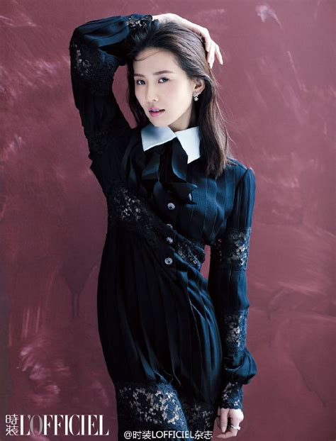 Liu Shi Shi Rocks The Black And White For Lofficiel Hommes Early Fall