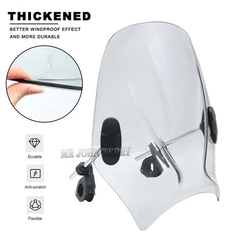 Motorcycle Windscreen Windshield Universal For Honda Cl500 Cl300 Cl 500