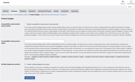 product badges documentation woocommerce