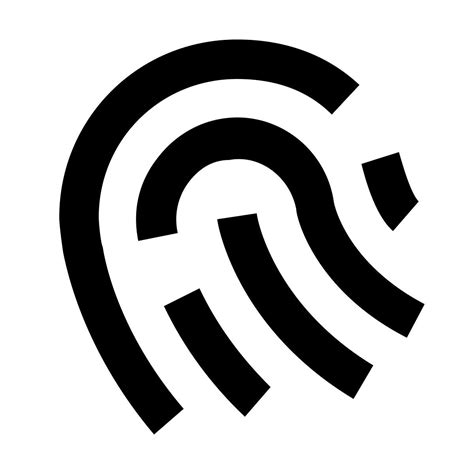 Fingerprint Icon Collection Customizable Svg Symbols