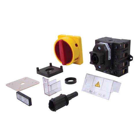Salzer 80a 4 Pole Rear Mounting Plastic Shaft Door Isolator Switch Ip66