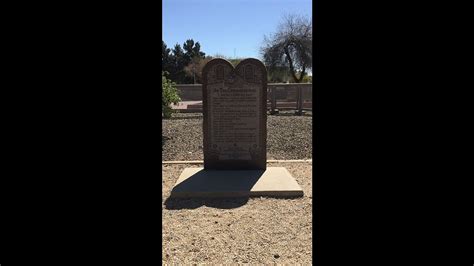 The Ten Commandments Memorial