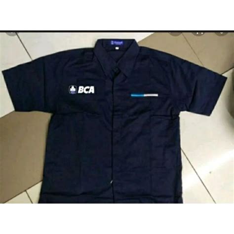 Jual Kemeja Bank Bca Kemeja Bca Baju Seragam Bca Shopee Indonesia
