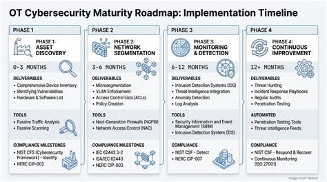 Nist Cybersecurity Framework For Ot Implementation Roadmap Neteon