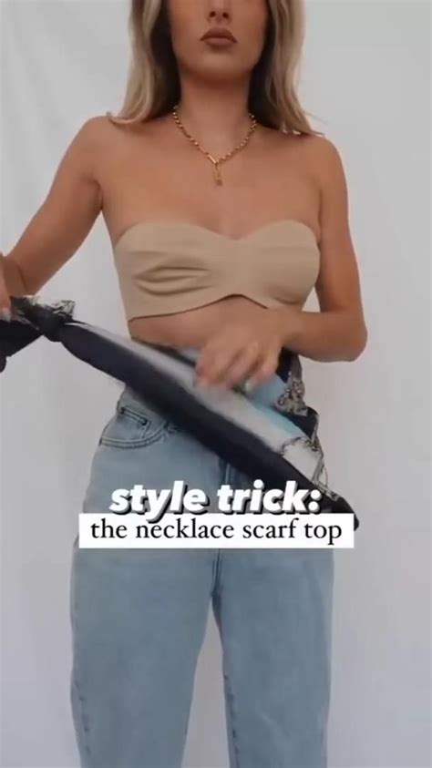 Fashion Hacks Bra Fashion Refashion Clothes Ways To Wear A Scarf