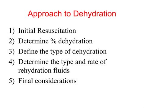 Assessment And Management Of Dehydration Pptx