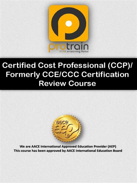 Cce Ccc Brochure Rev 0 Pdf Professional Certification Lecture