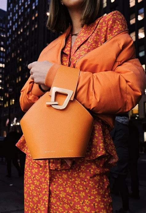 Monochromatic Orange Look For Nyfw Street Style 2020 Monochromatic
