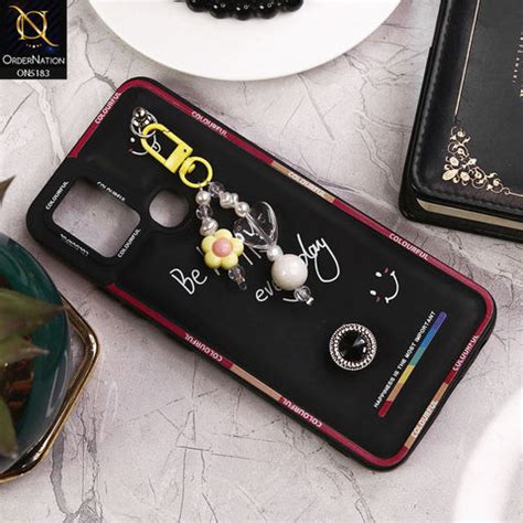Infinix Hot 10 Cover Black New Colorful Candy Colors Happiness Ser