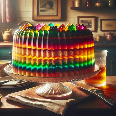 Vintage Gelatin Infused Cake Recipe Itsonly Recipes