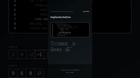 Leetkey On Linkedin Leetcode 643 Maximum Average Subarraay