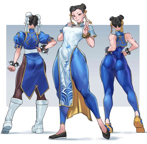 Rule 34 3girls Artist Request Ass Ass Focus Black Hair Chun Li Female