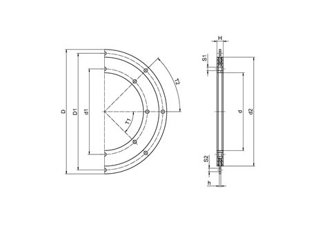 Iglidur® Slewing Ring Prt 06 Rumah Terbuat Dari Stainless Steel Atau