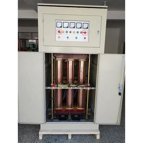 Sbw F 100kva Three Phase Divider Full Automatic Compensation Power Regulator 380v 415v Regulator