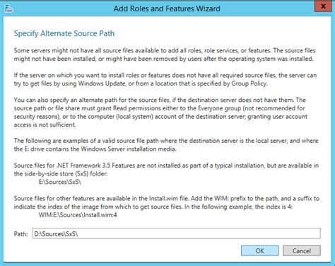 Windows Server Net Framework 35 Yükleme
