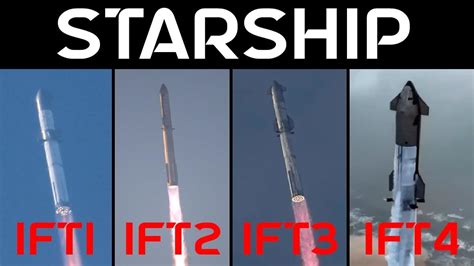 Starship Launch Synced Ift1 Vs Ift2 Vs Ift3 Vs Ift4 Lifeboat News The Blog