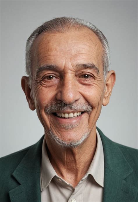 Portrait View Of A Regular Happy Smiling Algeria Oldman Ultra