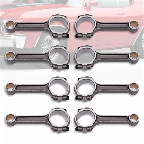 Forged 5140 Steel I Beam Connecting Rods 6000 Fit Sbc Chevy 350 Bush