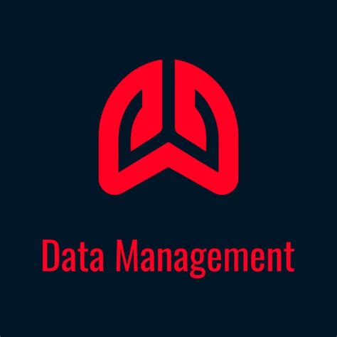 Data Management Logo Premium Ai Generated Vector