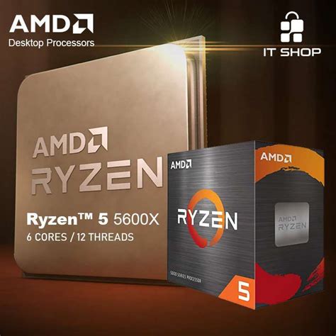 Jual Processor Amd Am4 Ryzen 5 5600x Box Wraith Cooler Di Seller It