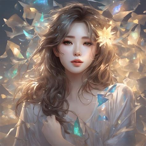 Premium Ai Image 3d Illustration Of A Beautiful Girl With Long Hair