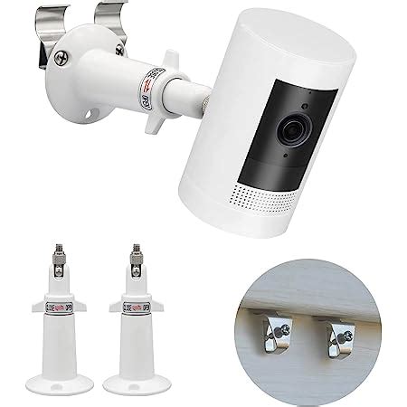 Amazon Ring Camera ビニールサイディングウォールマウント ドリル不要 360度調整可能 リングスティックアップカム