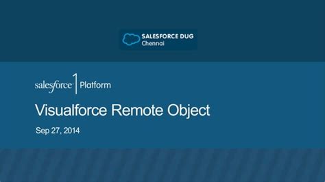 Visualforce Remoteobject Pptx