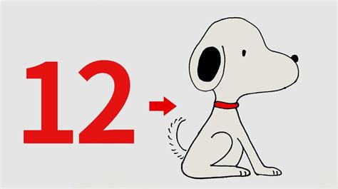 12简笔画数字打印版（漂亮18张）简笔画图片大全