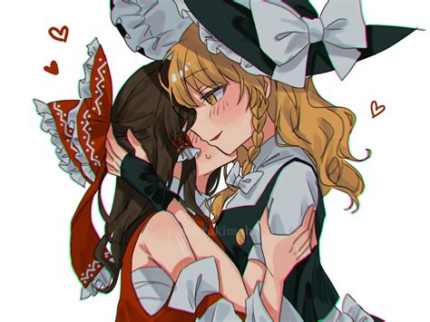 Hakurei Reimu And Kirisame Marisa Touhou Drawn By Amatukimahoro