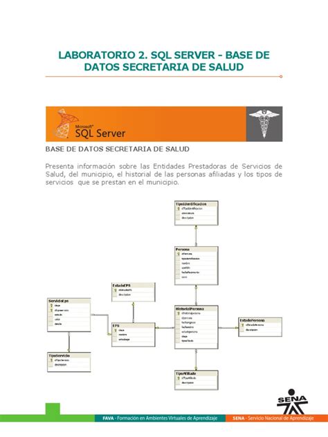 Sql Salud Pdf Sql Servidor Sql De Microsoft