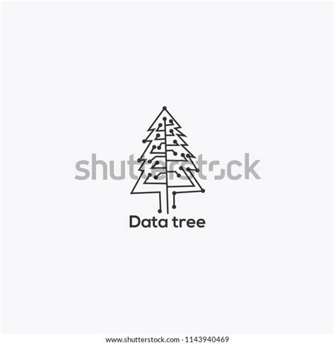Data Tree Logo Stock Vector Royalty Free 1143940469 Shutterstock